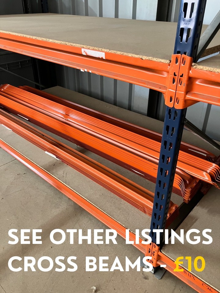 Mecalux M7 Racking Support Beams - 450kg per Shelf, Excellent Condition ...