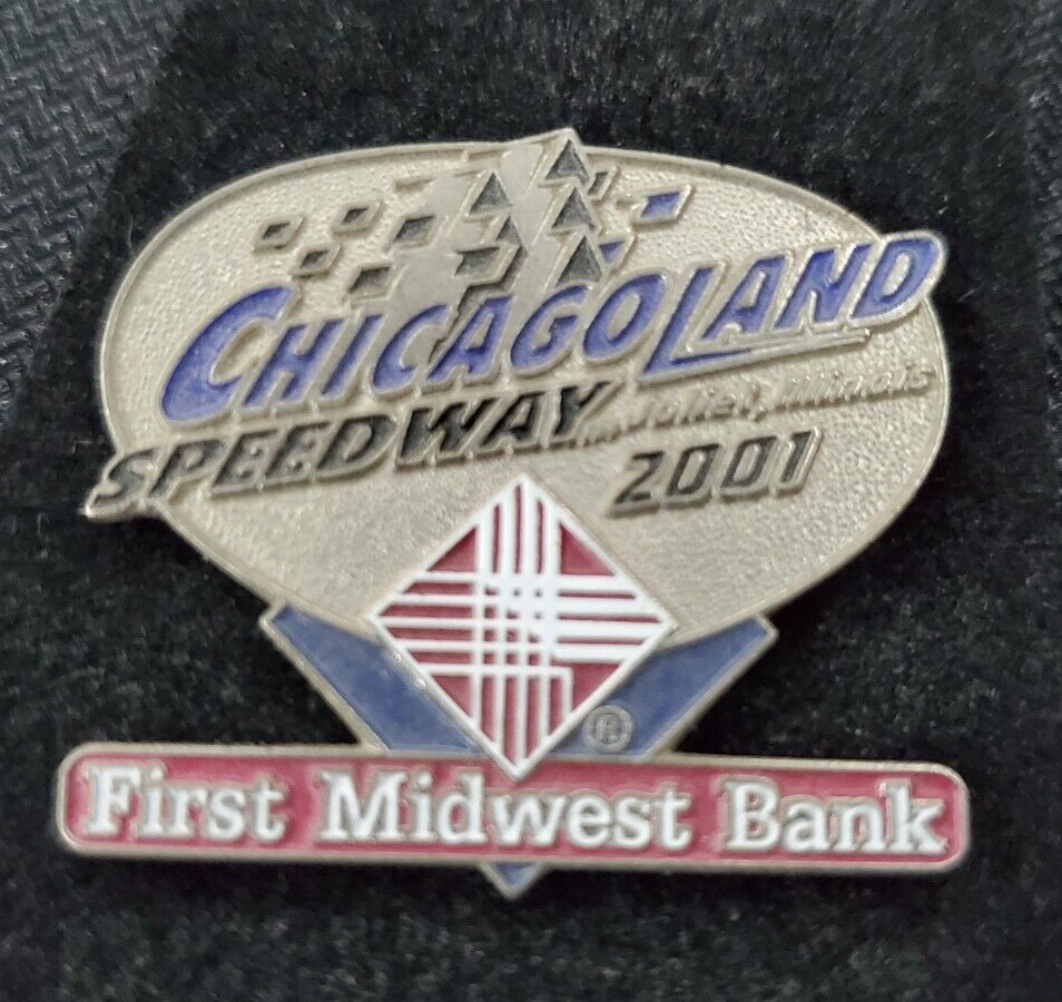 2001 First Midwest Bank CHICAGOLAND Speedway Inaugural Season NASCAR Limited Pin | eBay