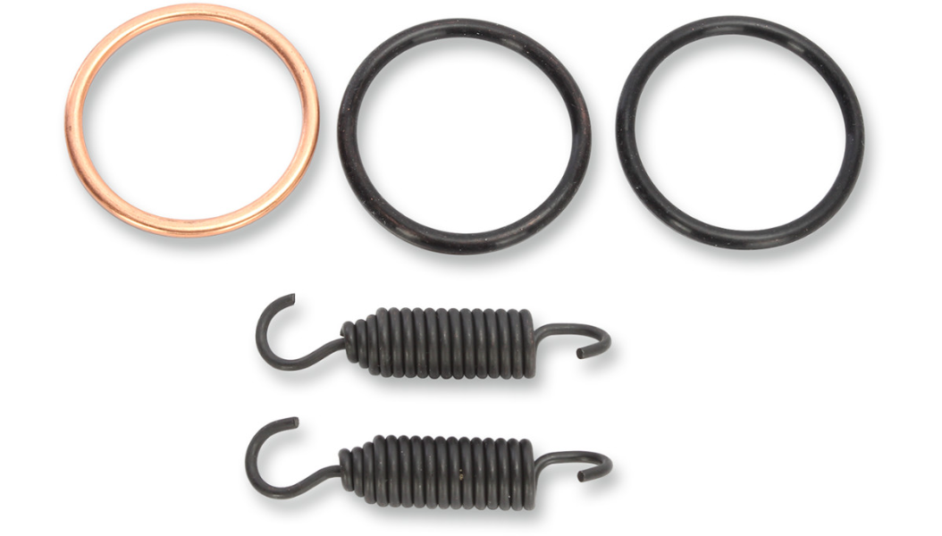 Exhaust O-rings + Pipe Springs Copper Washer Kawasaki KX80 KX100 KX 80 ...