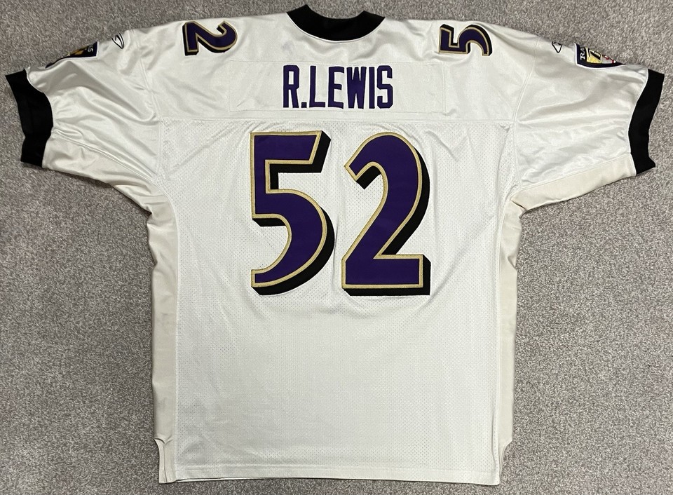 Ray Lewis Vintage Authentic Baltimore Ravens Reebok NFL Jersey 56 XXL ...