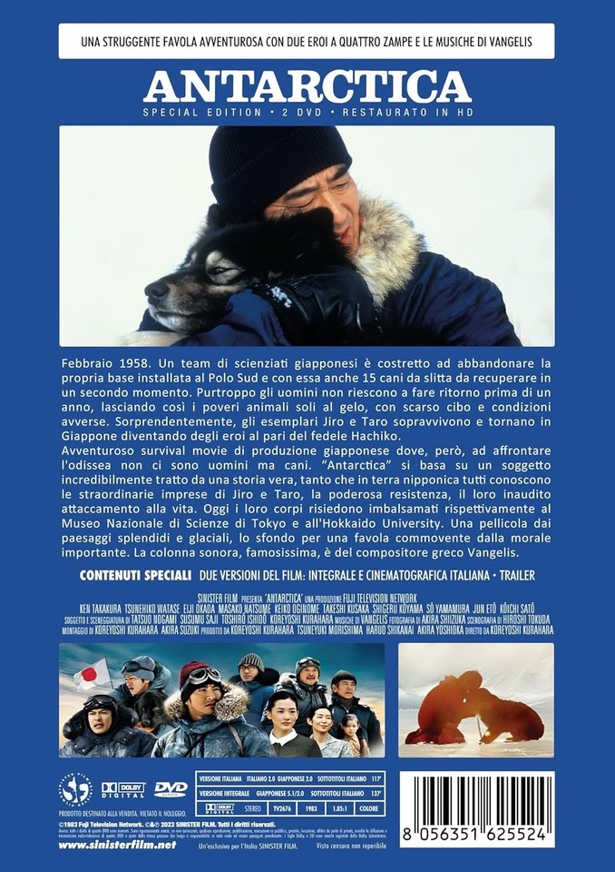 Antarctica (Restaurato in Hd) (DVD) Eiji Okada Ken Takakura (UK IMPORT ...