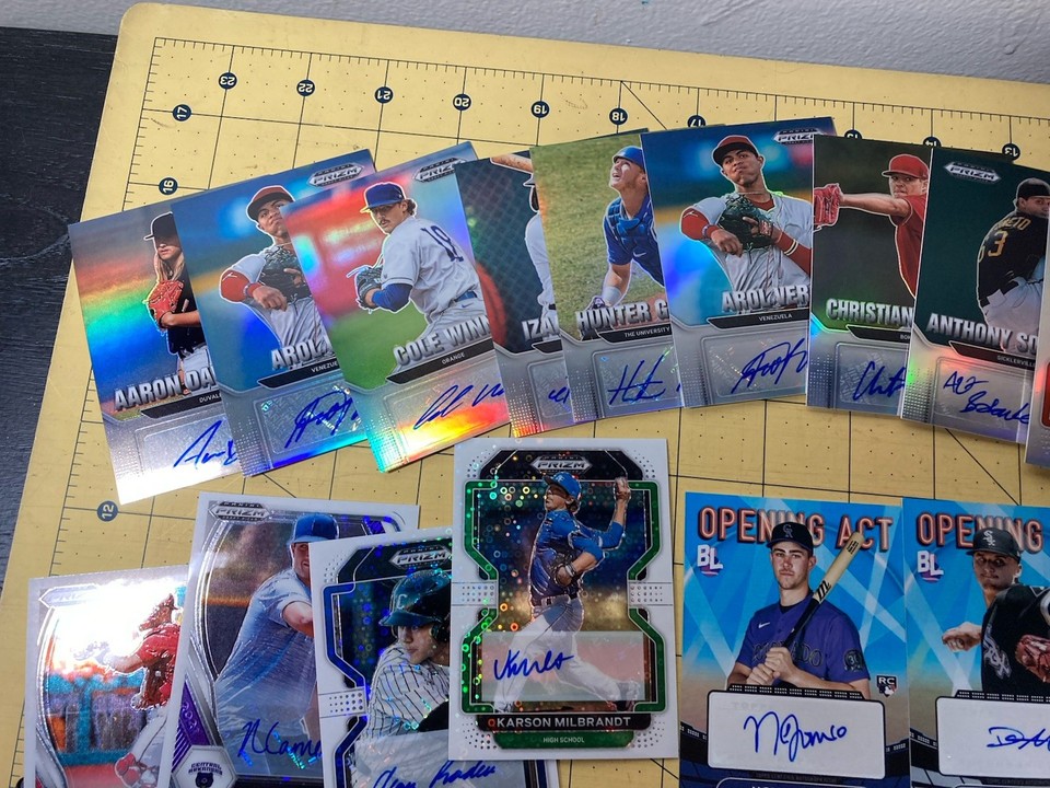 Baseball Autographed Card Lot Of41 | eBay