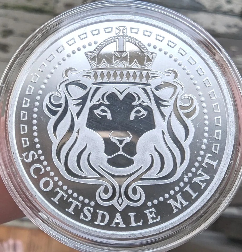 Scottsdale Mint/ Omnia Paratus Type 2 Coin .999 Fine Silver/Straight ...