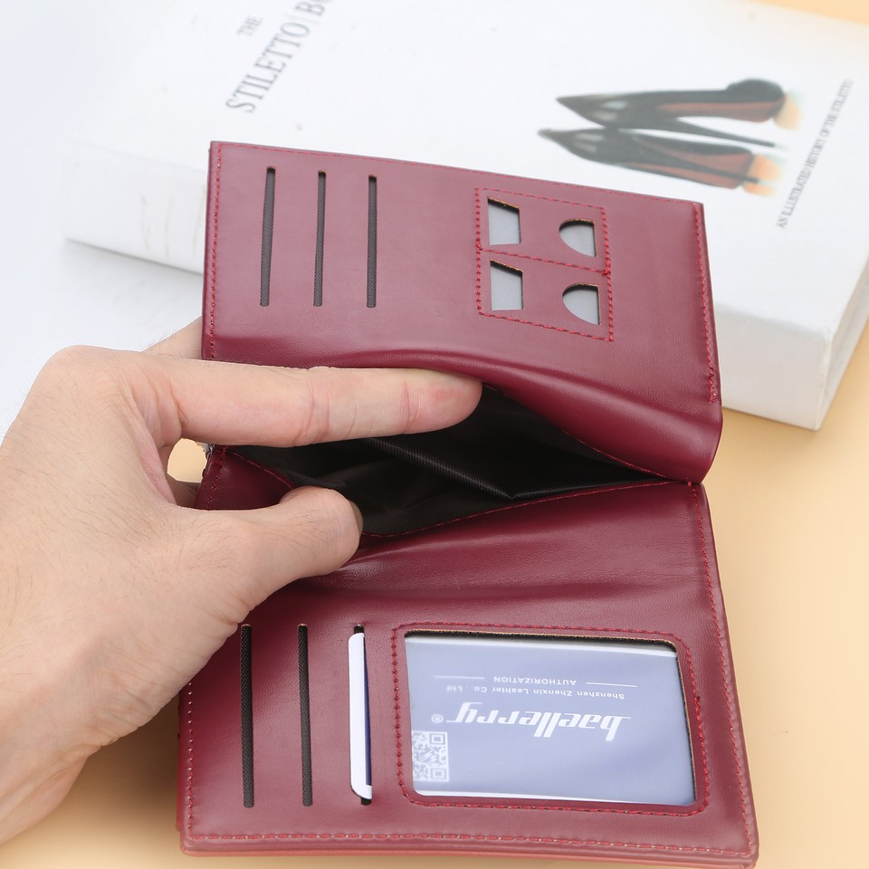 Short Women's Wallets Bifold Purse Credit Card Holder with 14 Card ...
