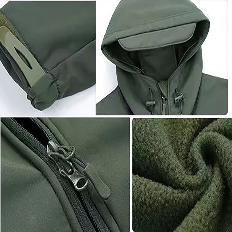 Tactical Jacket Mens Waterproof Military Coat Soft Shell Work ...