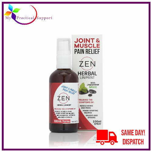 Zen Therapeutics Herbal Liniment (Joint & Muscle Pain Relief) Spray ...