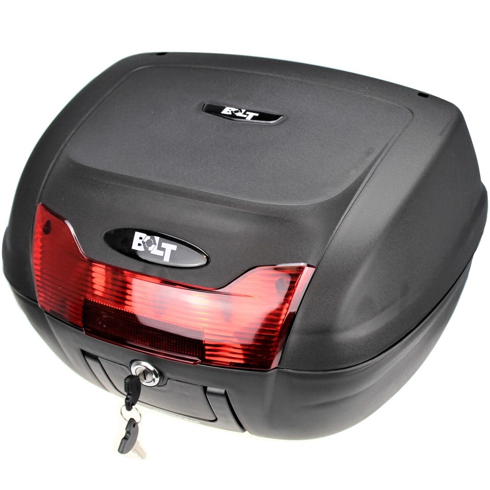 Universal Motorcycle Top Box Rear Luggage Storage Case Motorbike ...