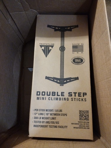 Trophyline Double Step Mini Climbing Sticks 4 Pack | eBay