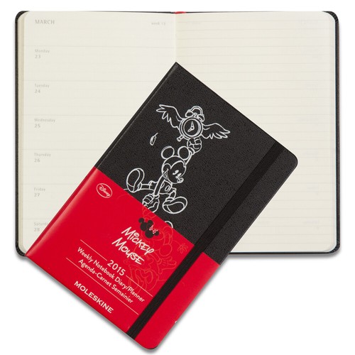 NEW Moleskine Mickey Mouse 2015 Pocket Weekly Notebook Diary | eBay ...