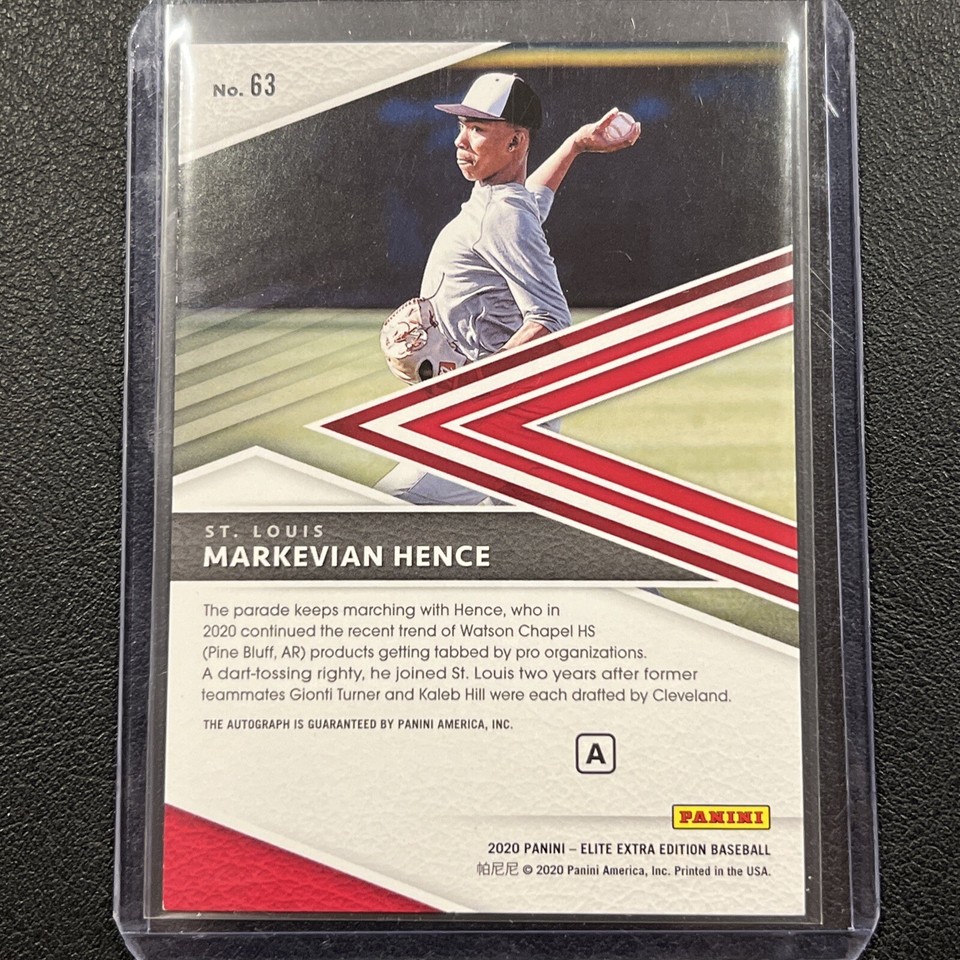 2020 Elite Extra Edition Markevian Tink Hence On Card Auto 175/175 EBay ...
