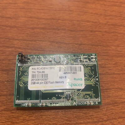 HP 8C.4DB14.7201C 44-p IDE 2GB Flash Memory 495347-001 44-Pin RoHS Rev ...