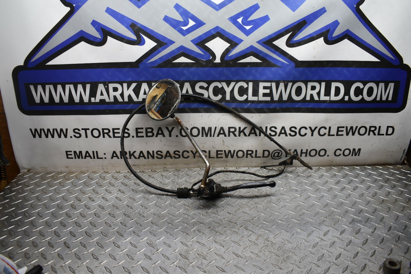 2311 CLUTCH PERCH W MIRROR AND CABLE 93 YAMAHA XT225 XT 225 DIRT BIKE ...
