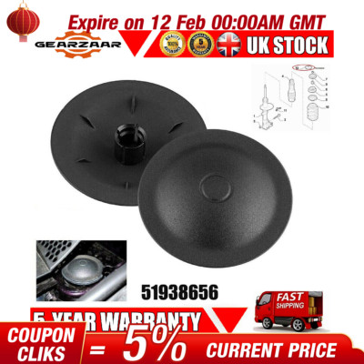 2x Front Top Suspension Strut Mount Cover Cap 51938656 For Fiat 500 ...