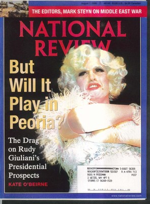 NATIONAL REVIEW Rudy Giuliani Ann Coulter John McCain Stephen Laffey 8/ ...