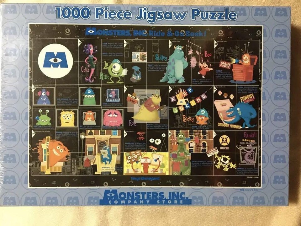 Disney Pixar Monsters Inc Jigsaw Puzzle Sulley Mike Wazowski ...
