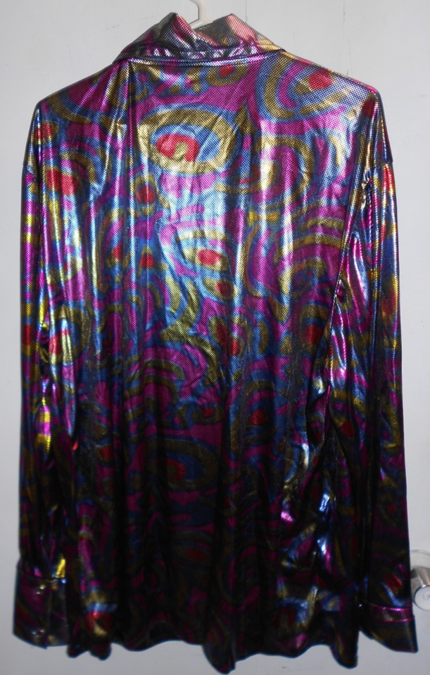 Forum Men Disco Shirt Costume One Size fits all Long Sleeve Disco ...