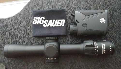 SIG SAUER Sierra3 BDX 2.5-8x32mm Scope + Range finder Blue Tooth linked ...