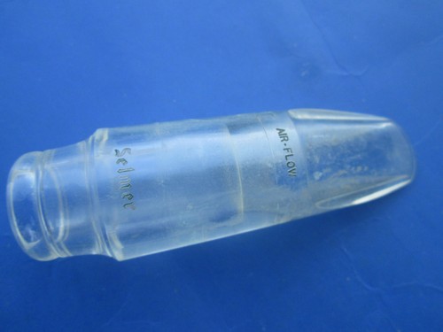 RARE CLEAR TRANSPARENT Tenor Saxophone Sax Mouthpiece Selmer Air Flow ...