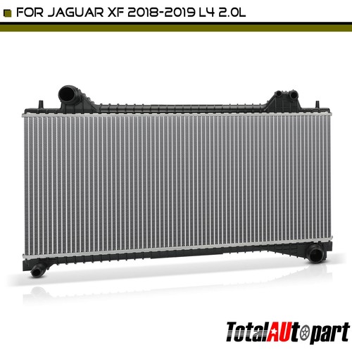 1Pc New Aluminum Radiator for Jaguar XF 2018-2019 L4 2.0L GAS DOHC ...