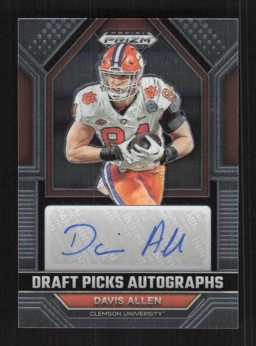 Davis Allen 2023 Panini Prizm Draft Picks Autographs Clemson Auto #DPA ...