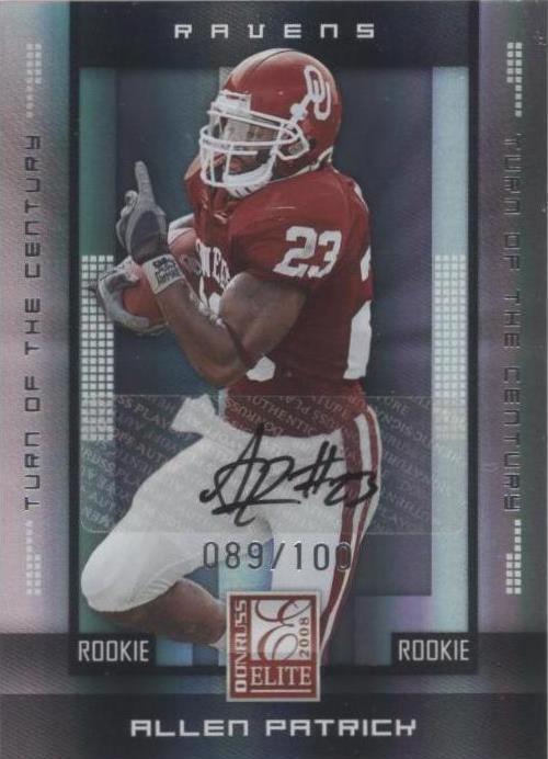 2008 Donruss Elite - Rookie Allen Patrick #128 Turn of the Century ...