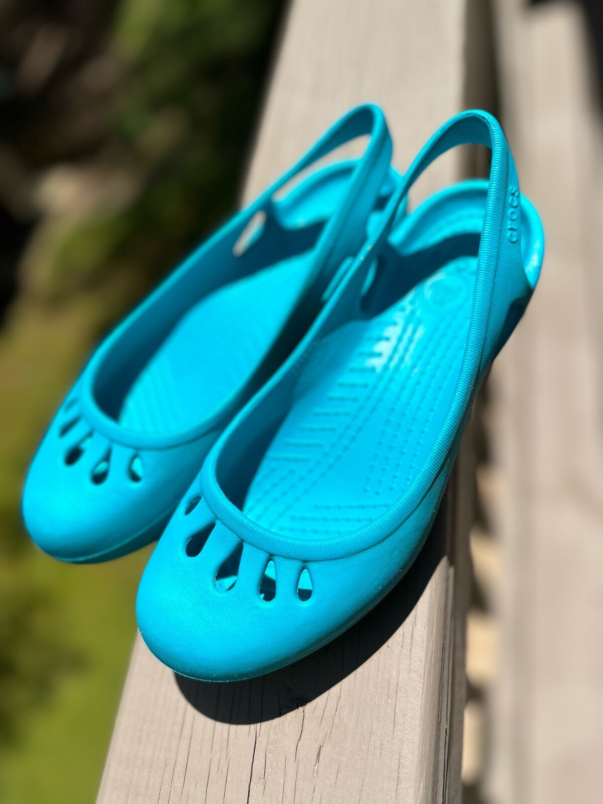 Crocs Women's Kadee Ballet Flats RARE COLOR Teal, Siz… - Gem