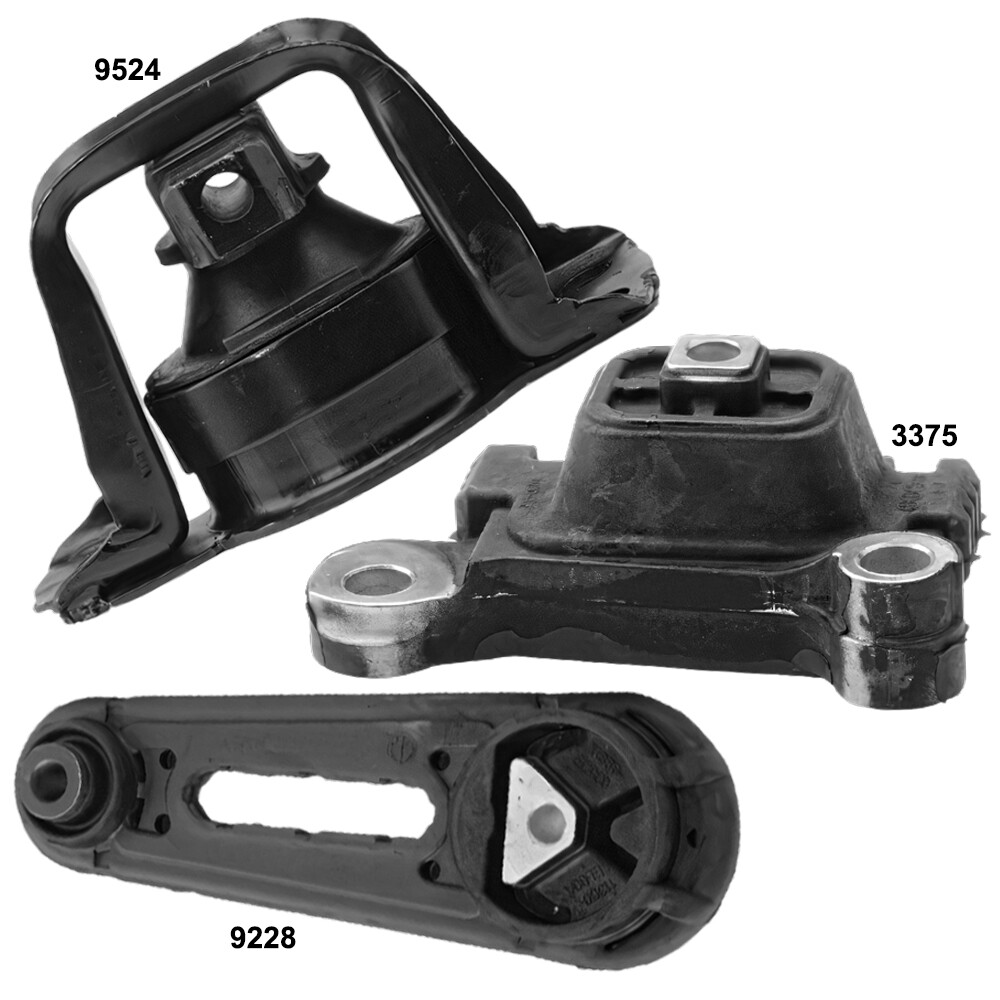 Engine Motor Mounts & Automatic Trans Mount 3PCS for Nissan NV200 20-13 ...