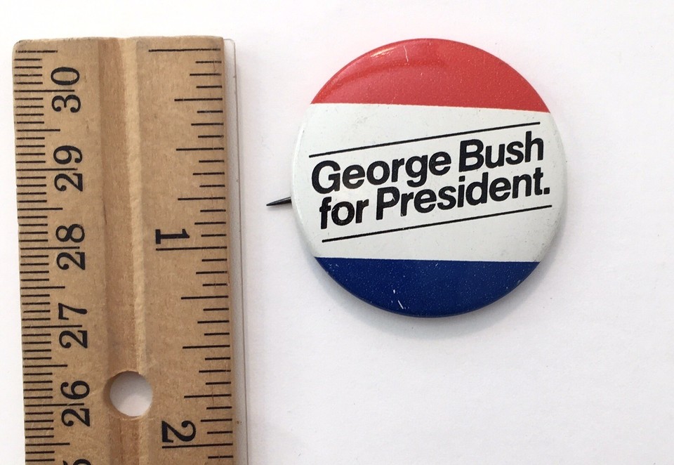 George Bush for President Presidential Election Campaign Button Pin 1.5 ...