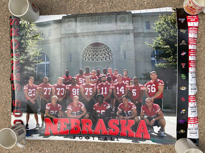 Nebraska Cornhuskers Football 2005 SENIORS Poster | eBay