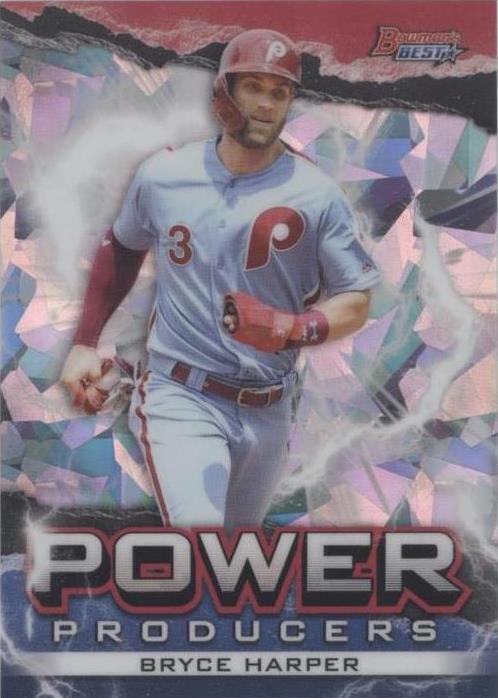 2020 Bowman's Best - Power Producers Bryce Harper #PP-BH Atomic ...
