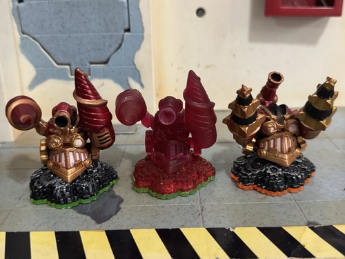 3 Skylanders: Spyro's Adventure & Giants Figures RED DRILL SERGEANT and ...