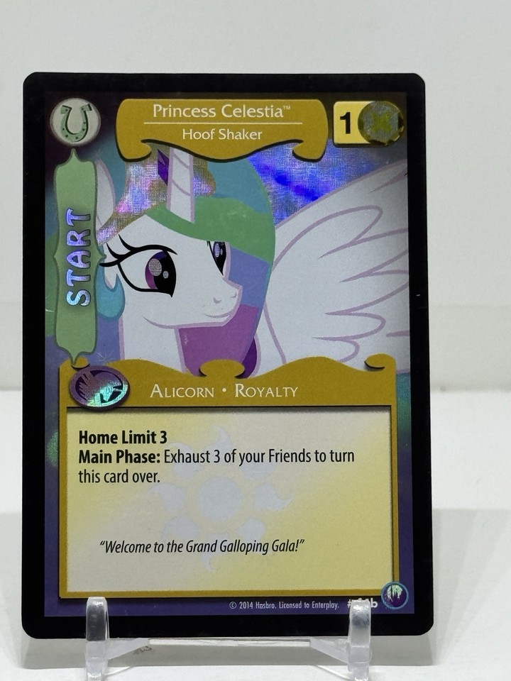 My Little Pony Princess Celestia Hoof Shaker #f4b Foil MLP TCG Trading ...