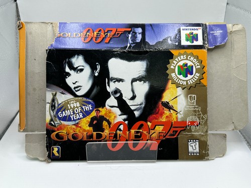 Goldeneye 007-Nintendo 64 Players Choice Million Seller- BOX ONLY ...