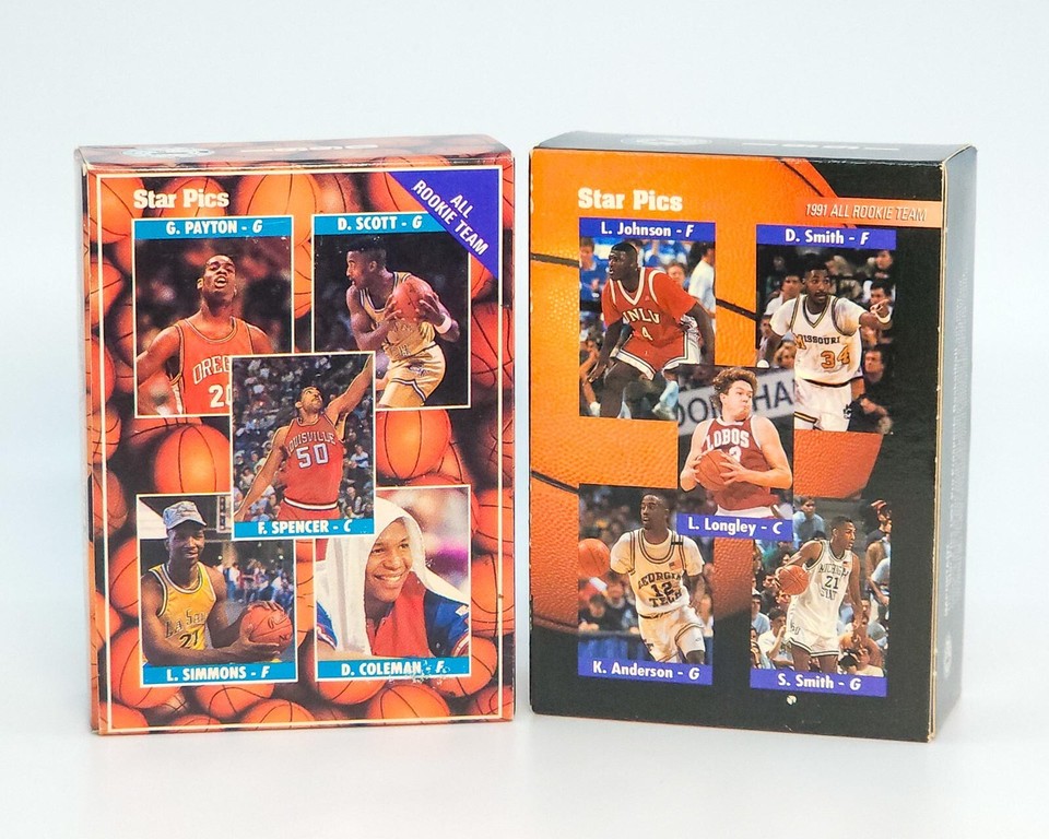 1990-91 Star Pics Basketball Pro Prospects Complete Factory Sealed Set ...