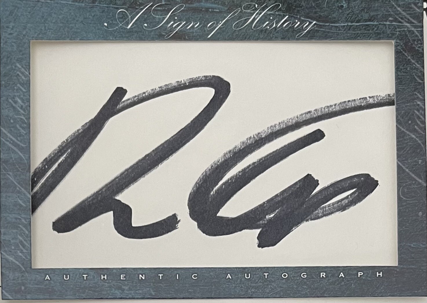 RON DESANTIS A Sign Of History Custom Autograph SIGNED Card 2024 ...