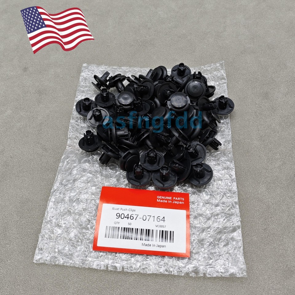 NEW 50PCS Fender Splash Shield Clips Push Pin Fastener Retainer For ...
