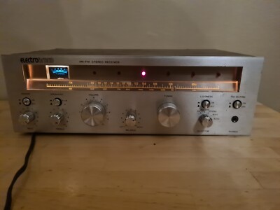RARE Vintage Silver Face Stereo Receiver ElectroBrand 9500 AM/FM ...