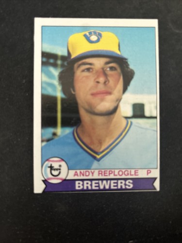 1979 Topps Rookie RC Card #427 Andy Replogle Milwaukee Brewers NMMT ...