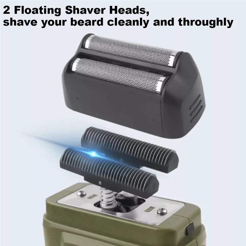 Men's USB Electric Shaver Trimmer Razor Hair Beard Shaving Machine ...