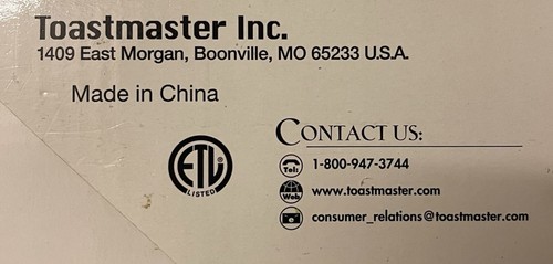 Toastmaster CHOPSTER MINI Food Processor Chopper Stainless Blade # 1122 ...