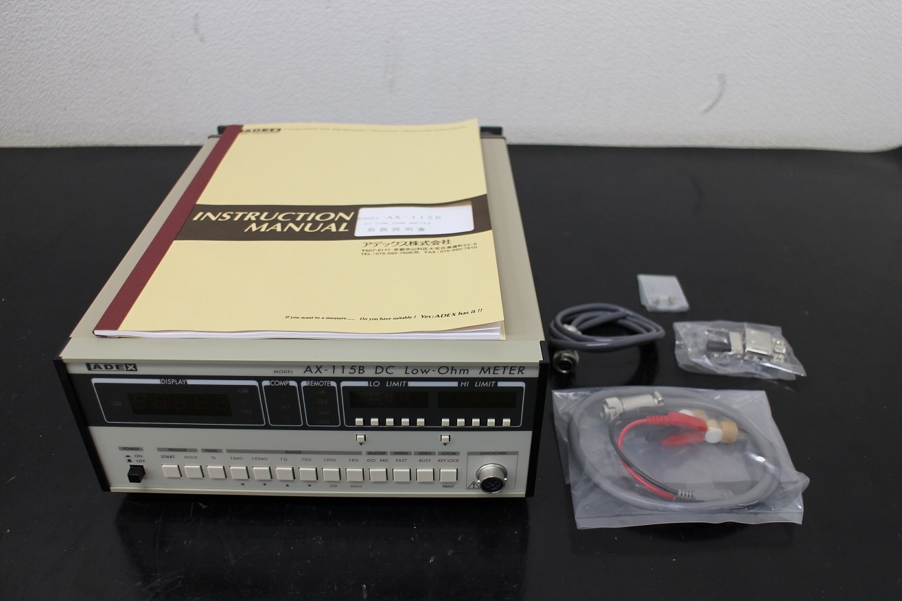 ADEX AX-115B Ultra low resistance Digital Low-Ohm Meter | eBay