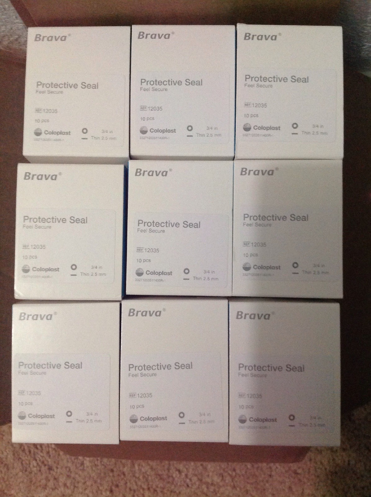 Coloplast Brava 12035 Protective Seal Thick 3/4" (1 Box of 10 Seals) | eBay