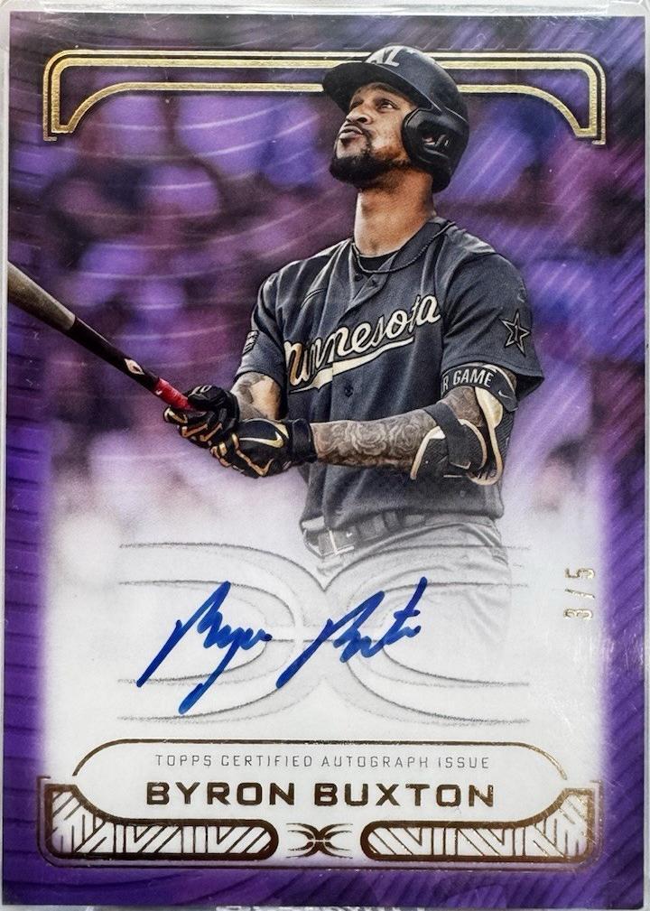 2023 Topps Definitive Collection - Defining Images Autographs Byron ...
