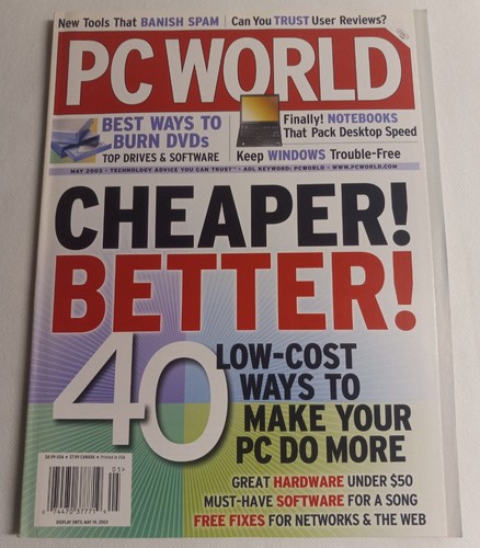 PC World Magazine - May 2003 - Cheaper! Better! | eBay