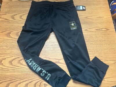 US ARMY OFFICIALLY LICENSED JOGGER SWEATPANTS BLACK SIZE MEDIUM NWT | eBay