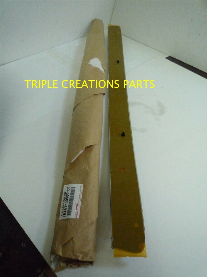 75441-60500-C0 Genuine Toyota Plate Back Door Name No.3 7544160500C0 ...