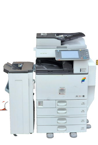Ricoh Aficio MP C4502 Digital Copier Machine w/ High Volume SOLD AS IS ...