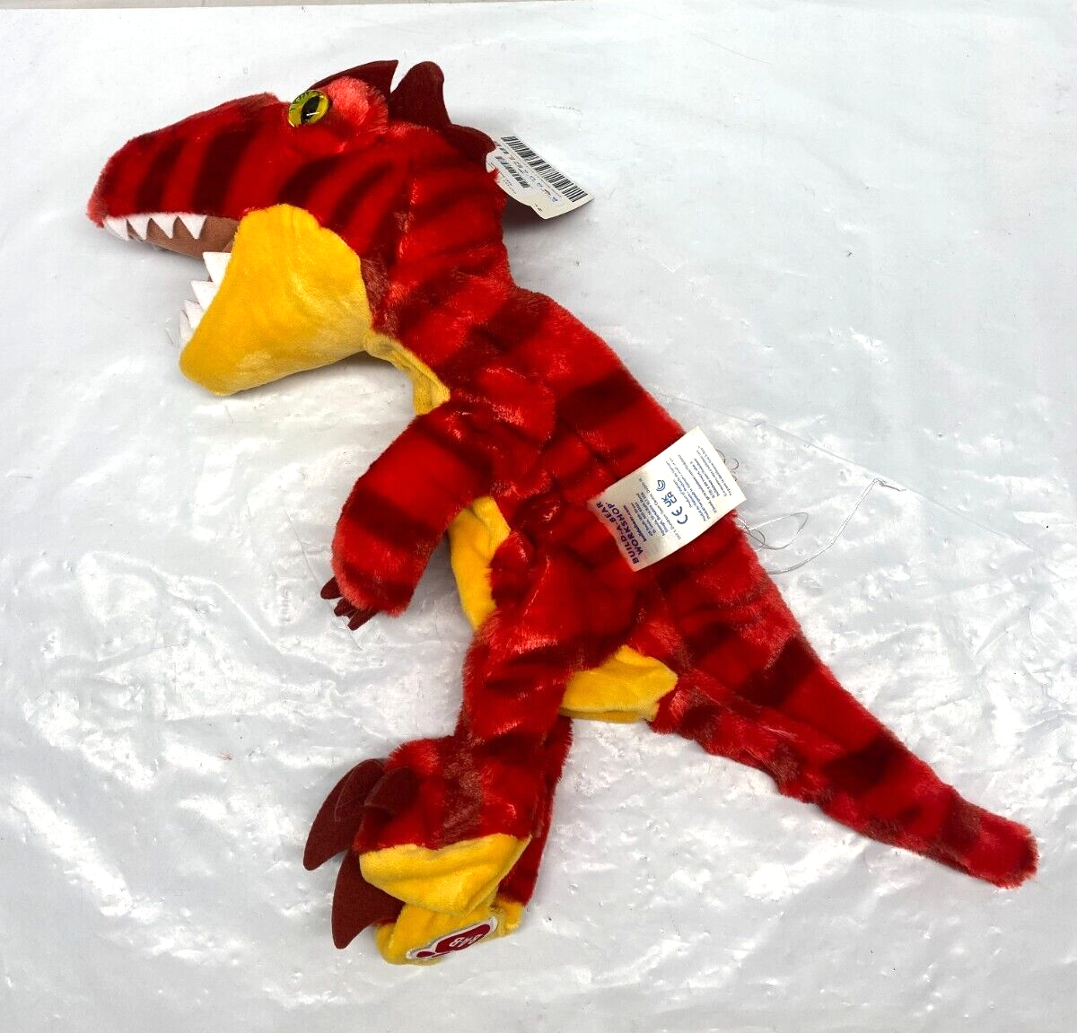 **New w/ Tags** Build A Bear, Red Raptor Dinosaur, Unstuffed | eBay