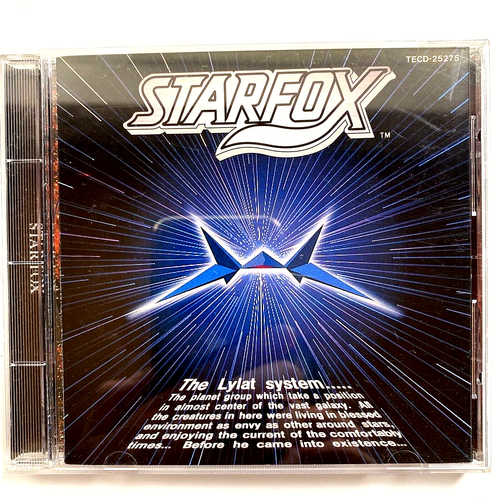 Star Fox CD Japan STARFOX Soundtrack Game Music 1993 Limited Edition ...