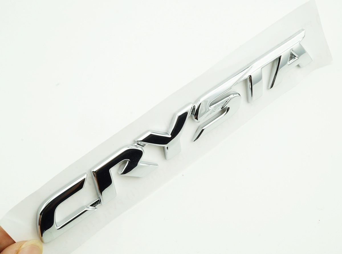 3D Genuine Chrome CRYSTA Logo Emblem Sticker Decal Badge For Toyota ...